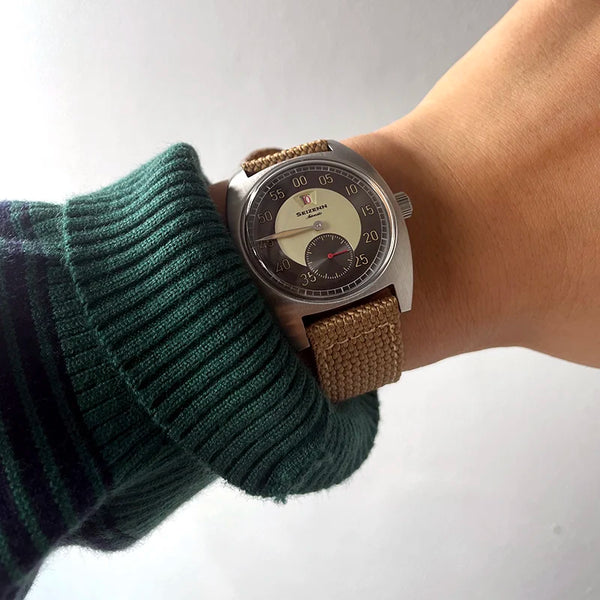 NEW MERKUR Jump Hour Men Watch Pilot Automatic St17 Mechanical Watch ...