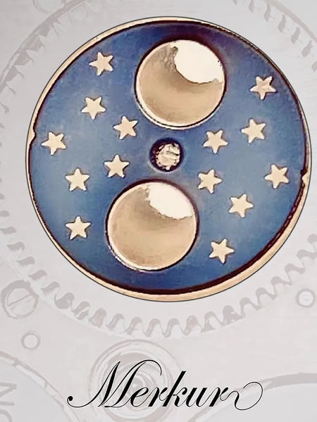 NEW Merkur Moon Phase Awaken Calendar Watch Business Formal Wear ...