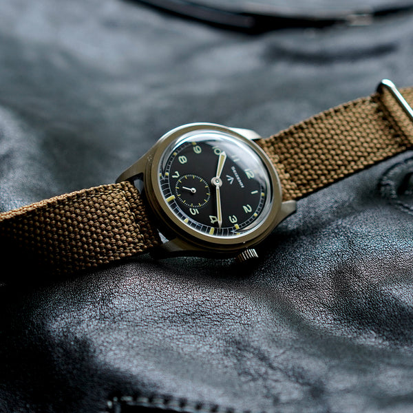 Classic Vintage Arrow Pilot Watch Mens W12 Mechanical Hand Wind ...